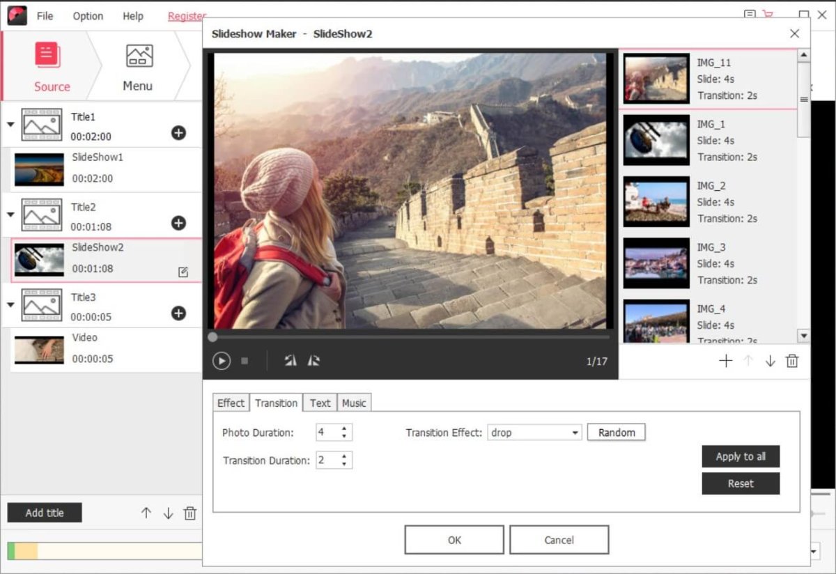 [Pembuat Slideshow DVD] Cara Membakar Foto ke DVD dengan Musik | BlurayVid